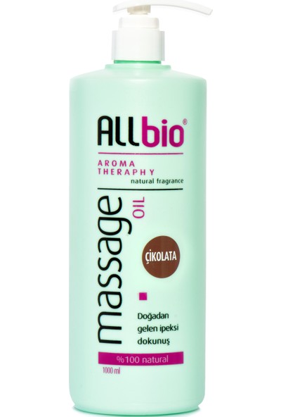 Allbio Masaj Yağı Çikolata 1 LT