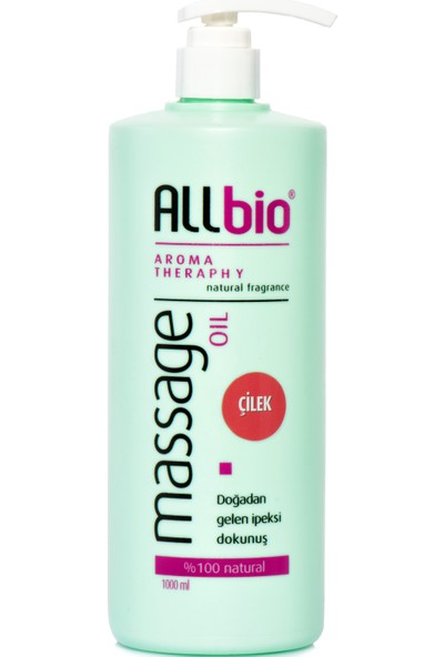 Allbio Masaj Yağı Çilek 1 lt