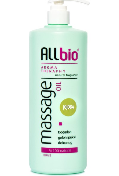 Allbio Masaj Yağı Jojoba 1 lt