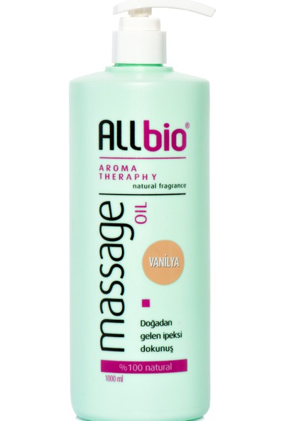 Allbio Masaj Yağı Vanilya 1 lt