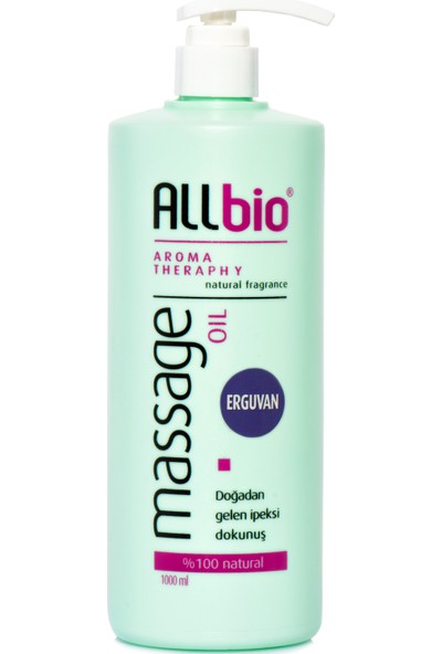 Allbio Masaj Yağı Erguvan 1 lt