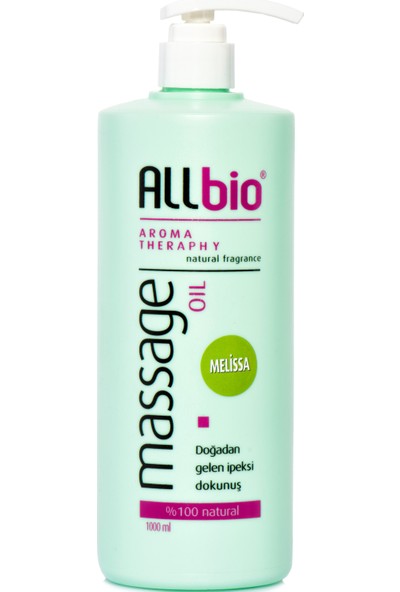 Allbio Masaj Yağı Melissa 1 lt