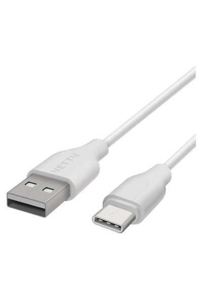 Yetty Type-C Kısa Hızlı Powerbank Şarj Kablosu- 2.1A - 20CM-HIZLI Şarj