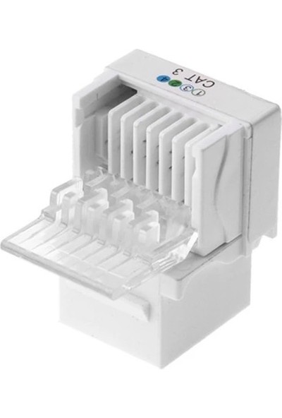Gae Sıva Altı Rj 11/ RJ12 ( Cat.3 ) Jack 4p 4c Konnektör Keystone Gae Sıva Altı Rj 11/ RJ12 ( Cat.3 ) Jack 4p 4c Konnektör Keystone