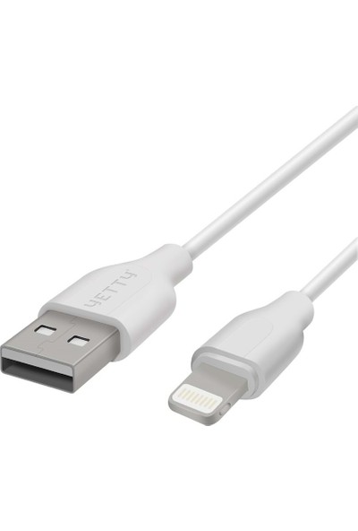 Yetty Lıghtnıng-Apple-Kısa Hızlı Powerbank Şarj Kablosu - 2.1A - 20CM-HIZLI Şarj
