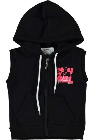 Başak Çocuk Giyim 146812 Kız 3 Ip Yelek 7/10 - Siyah - 7-8 Yaş