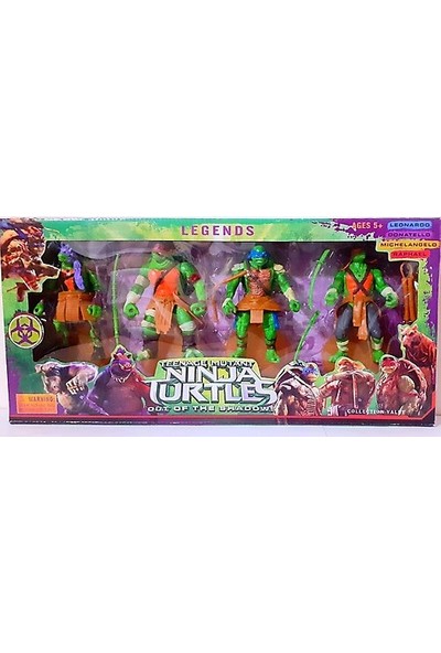 Ninja Turtles Ninja Kaplumbağalar Turtles 4 Lü Figür Set Ninja Turtles Ninja Kaplumbağalar Turtles 4 Lü Figür Set