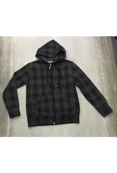 Başak Çocuk Giyim 146625 Bayan Ekose Armalı Hırka S/l Beden - Kahve - S