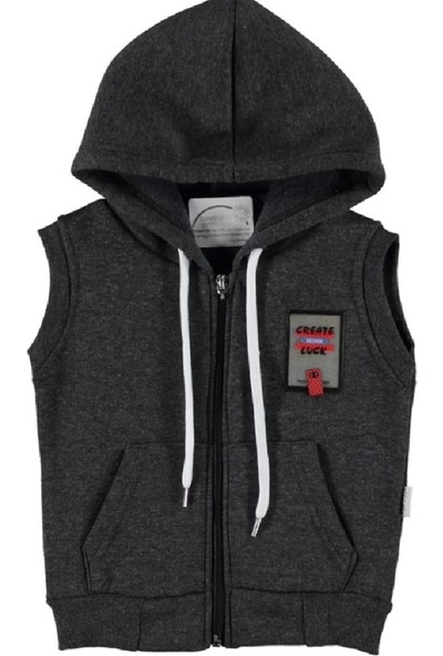 Başak Çocuk Giyim 146428 Erkek 3 Ip Yelek 3/6 - Füme - 2-3 Yaş