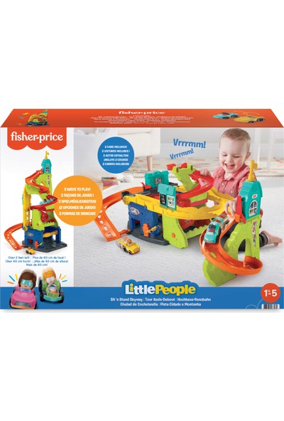 Fisher-Price Little People Wheelies Şehri Oyun Seti Fisher-Price Little People Wheelies Şehri Oyun Seti