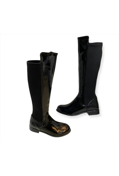 Sweet Girl Sg 501 Bihter Çizme/siyah Rugan/39