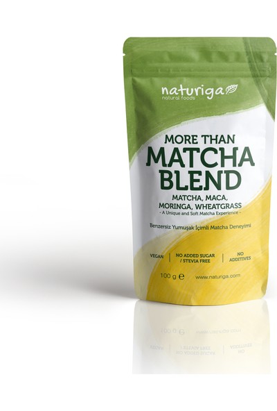 Naturiga Yumuşak Içimli Matcha Karışımı 100 gr Naturiga Yumuşak Içimli Matcha Karışımı 100 gr
