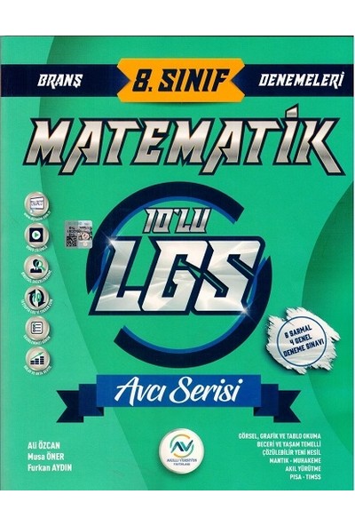 Akıllı Versiyon Yayınları 8. Sınıf LGS Matematik 10'lu Deneme Akıllı Versiyon Yayınları 8. Sınıf LGS Matematik 10'lu Deneme