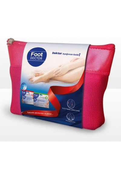 Foot Doctor Sos Topuk Çatlak Kremi+Nemlendirici Krem+Çanta Foot Doctor Sos Topuk Çatlak Kremi+Nemlendirici Krem+Çanta