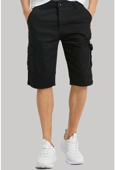 Bombe Erkek Kargo Cepli Kapri Şort