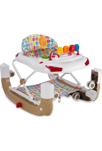 Babyhope 219 Tobby Sallanan Yürüteç Kahverengi