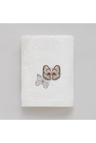 Chakra Keila Yüz Havlusu 50 x 90 cm. Ekru