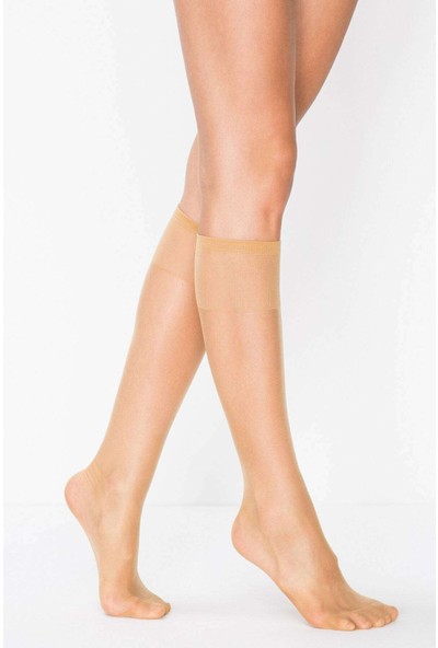 Penti Açık Ten Fit 15 Pantolon Çorabı Standart