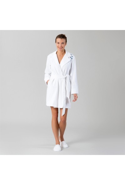 Chakra Vivienne Kadın Bornoz Beyaz Chakra Vivienne Kadın Bornoz Beyaz