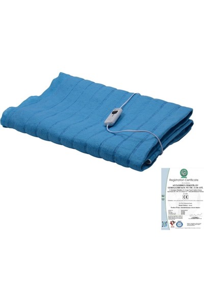 Gecem Elektrikli Battaniye Keçe - Mavi