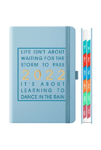 Letaotao 2022 A5 Planlayıcısı Dizüstü Bilgisayarlar Süper Kalın Pu Deri Kılıf Planlayıcısı/günlüğü/günlüğü Noteboos Okul ve Ofis Malzemeleri Mermi Kırtasiye (Yurt Dışından)