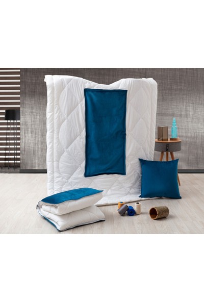 Dhinchers Tek Kişilik Microfiber Kumaşlı Açılınca Yorgan Olabilen Sürpriz Yastık (150X200) Sürpriz Yorgan