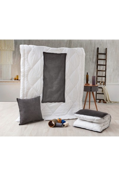 Dhinchers Tek Kişilik Microfiber Kumaşlı Açılınca Yorgan Olabilen Sürpriz Yastık (150X200) Sürpriz Yorgan