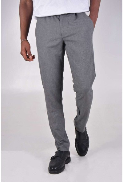 Koçmen Slim Fıt Kumaş Pantolon K1358 - Gri