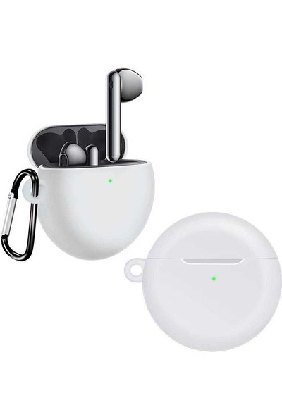 Zore Huawei Freebuds 4 Kılıf Airbag 24 Kılıf Sıvıya Dayanıklı Darbe Emici Beyaz Zore Huawei Freebuds 4 Kılıf Airbag 24 Kılıf Sıvıya Dayanıklı Darbe Emici Beyaz