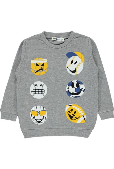 Civil Boys Erkek Çocuk Sweatshirt 2-5 Yaş Grimelanj
