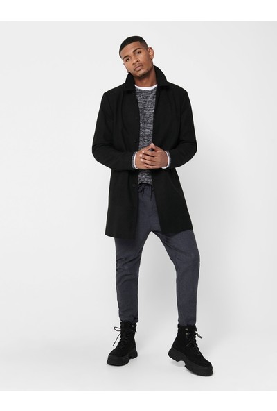 Only & Sons Adam Maximillian Erkek Siyah Mont (22016666-B)