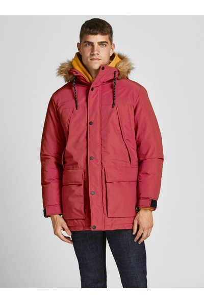 Jack & Jones Uper Erkek Kırmızı Mont (12190044-RED)