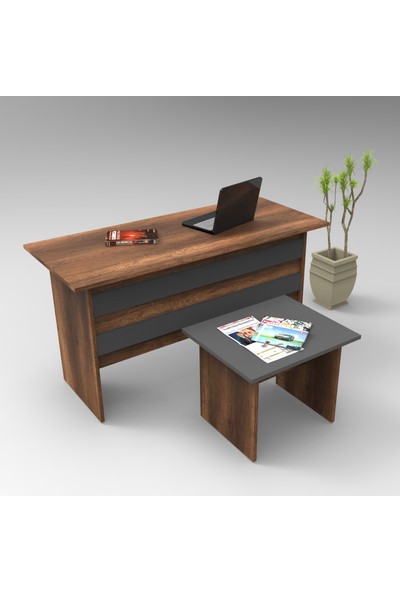 L'occi Concept Diego Ab Ofis Büro Masa Takımı Barok-Antrasit L'occi Concept Diego Ab Ofis Büro Masa Takımı Barok-Antrasit