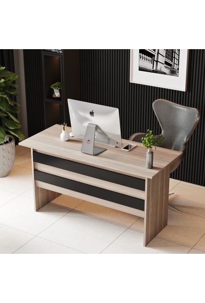L'occi Concept Diego A Ofis Çalışma Masası Meşe-Siyah L'occi Concept Diego A Ofis Çalışma Masası Meşe-Siyah