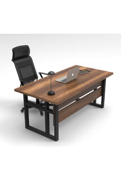 L'occi Concept March A Ofis Çalışma Masası Metal Ayaklı Barok 180CM*90CM