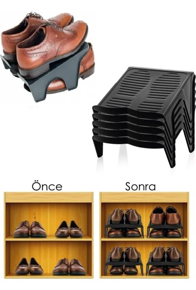 Meleni Home Çiftli Ayakkabı Rampası Ayakkabı Düzenleyici Meleni Home Çiftli Ayakkabı Rampası Ayakkabı Düzenleyici