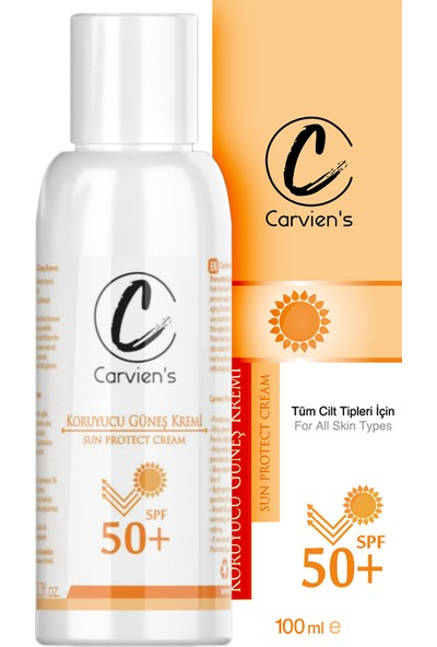 Carvien's Koruyucu Güneş Kremi Spf 50+ 100 ml