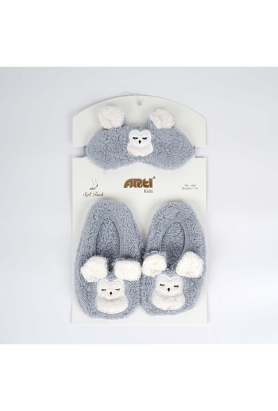 Artı Kuzum Göz Bandanalı Ev Terliği