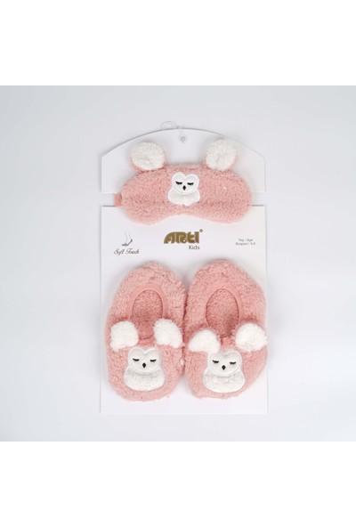 Artı Kuzum Göz Bandanalı Ev Terliği