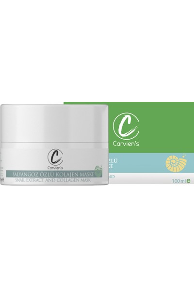 Carvien's Salyangoz Özlü Kolajen Maske