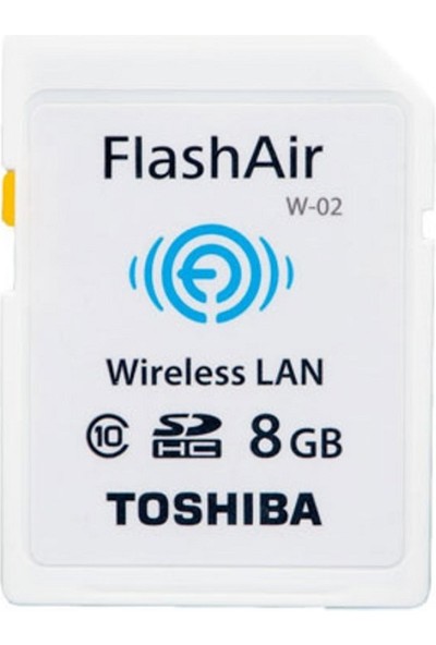 Toshiba W-02 Sdhc Flashair Wifi 8 Gbhafıza Kartı