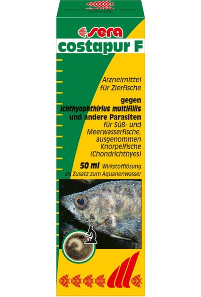 Sera Costapur Akvaryum Dış Parazit İlacıı 50 ml