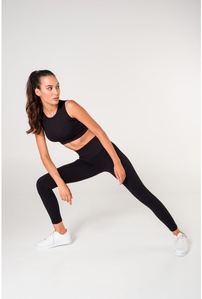 Formactive Toparlayıcı Çift Katlı Dikişsiz Fitilli Tayt Formactive Toparlayıcı Çift Katlı Dikişsiz Fitilli Tayt