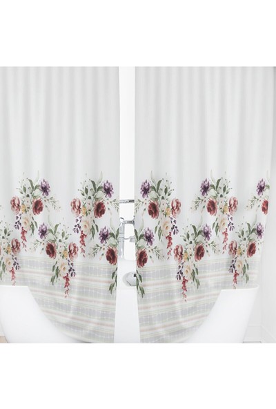 Kraker Duş Kabin Örtüsü Çift Kanat 100 x 200 cm 2'li