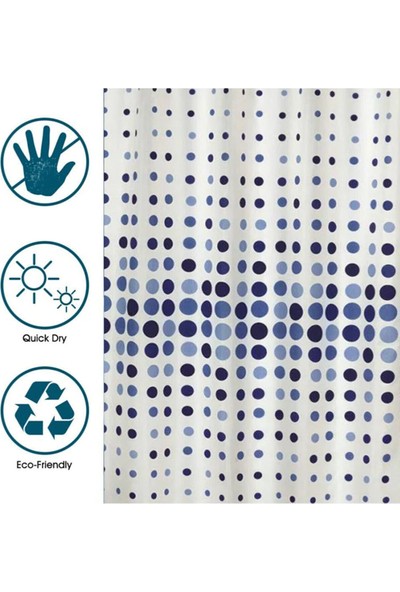 Kraker Duş Kabin Örtüsü Çift Kanat 100 x 200 cm 2'li