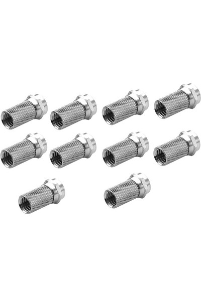 Rewel F Konnektör 10'lu Gümüş 180078