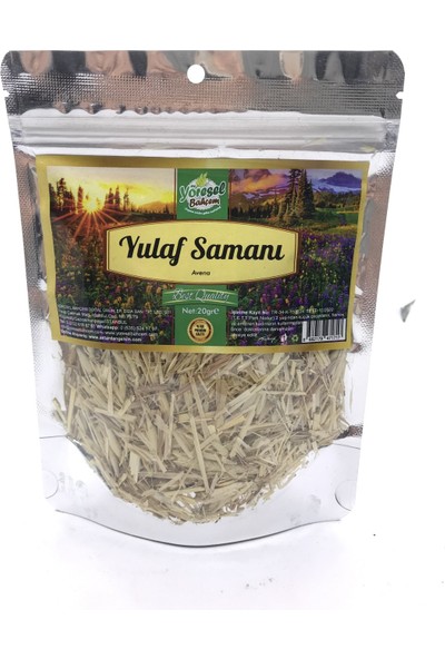 Yöresel Bahçem Yulaf Samanı 20GR