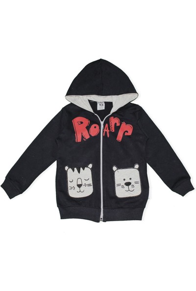 Voi 40153 Voi Roarr Baskılı 2ip Erkek Hırka 1-4 Yaş Siyah Voi 40153 Voi Roarr Baskılı 2ip Erkek Hırka 1-4 Yaş Siyah
