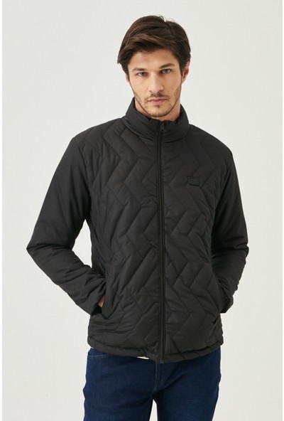 AC&Co / Altınyıldız Classics Standart Fit Dik Yaka Düz Casual Mont