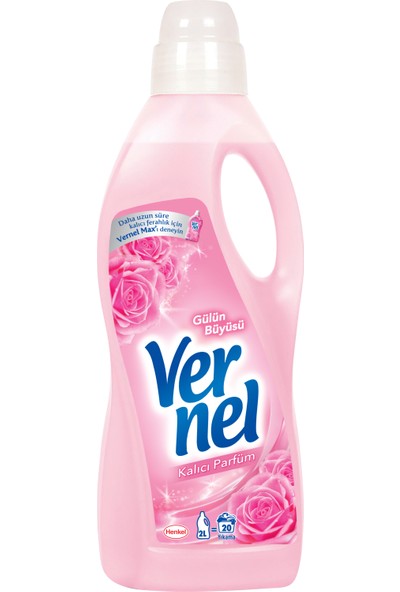 Vernel Yumuşatıcı Gülün Büyüsü 20 Yıkama 2 lt Vernel Yumuşatıcı Gülün Büyüsü 20 Yıkama 2 lt